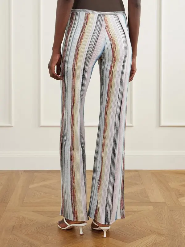 Missoni Striped Knitted Flared Pants