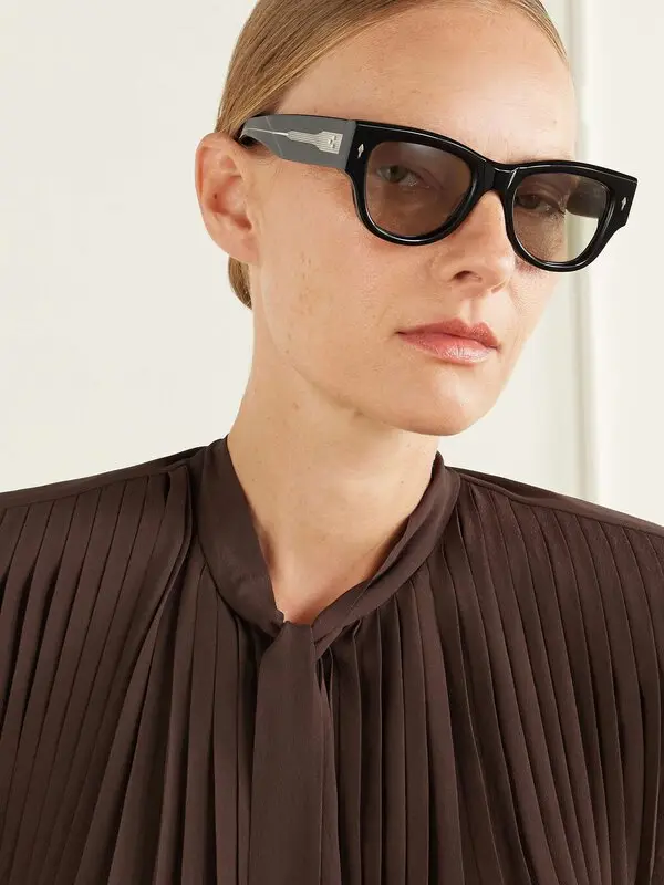 JACQUES MARIE MAGE Chelsea Square-frame Acetate Sunglasses