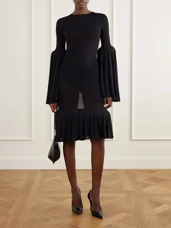 JEAN PAUL GAULTIER Sculptural Gathered Knee-length Skirt