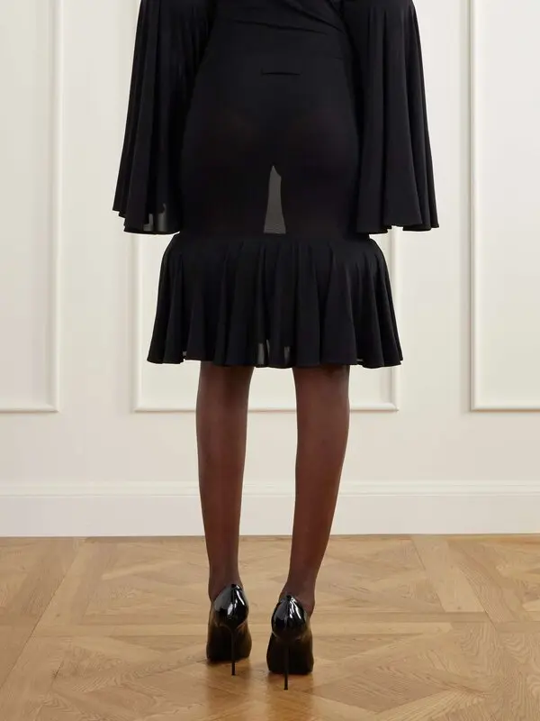 JEAN PAUL GAULTIER Sculptural Gathered Knee-length Skirt
