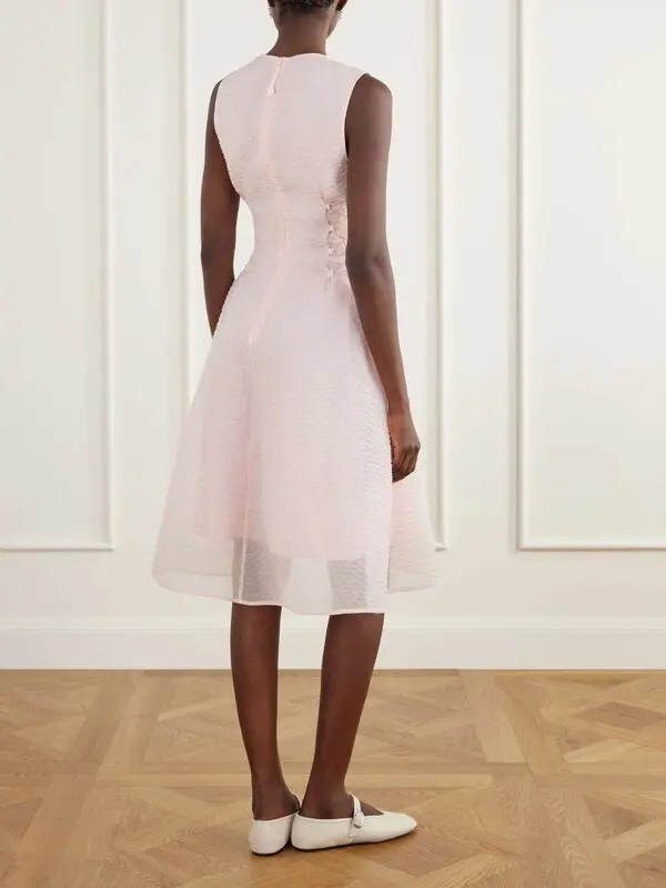 Cecilie Bahnsen Floria Cloque Midi Dress