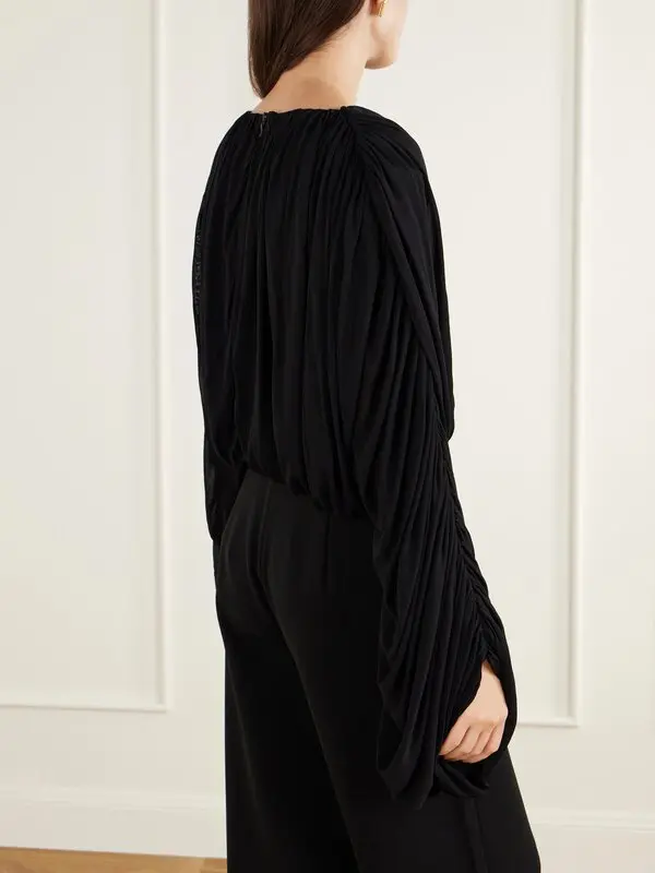 HEIRLOME Micka Jersey Draped Blouse