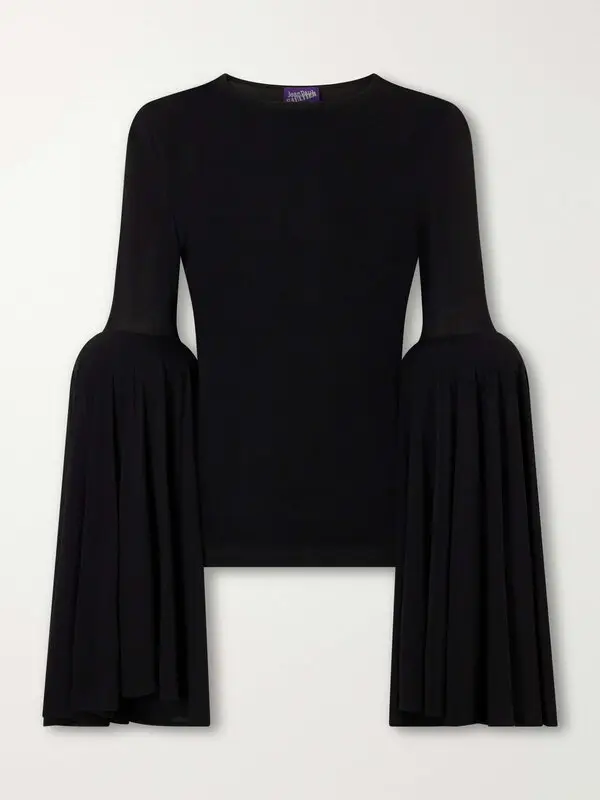 JEAN PAUL GAULTIER Gathered Jersey Blouse
