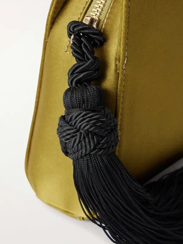 LIFFNER Tassel Satin Shoulder Bag