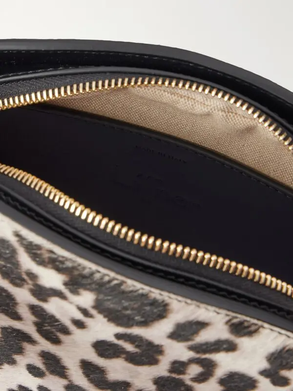 LIFFNER Tassel Animal-print Calf-hair Shoulder Bag - Animal Print