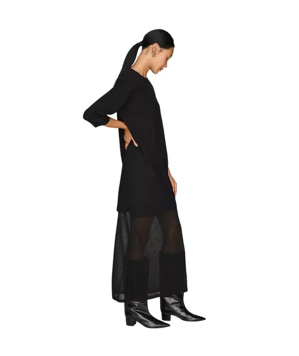 Anthropologie Twofer Sheer Sweater Dress