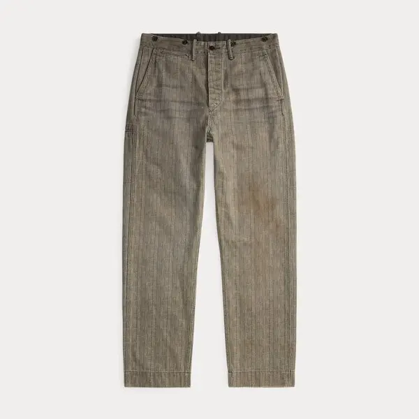 Ralph Lauren Engineer Fit Herringbone-print Pant