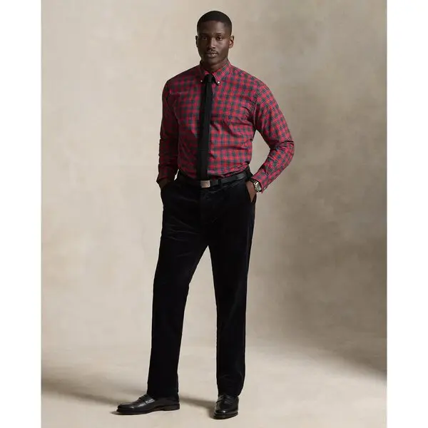 Ralph Lauren Plaid Twill Shirt - Rl2000 Red/active Royal