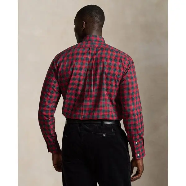 Ralph Lauren Plaid Twill Shirt - Rl2000 Red/active Royal