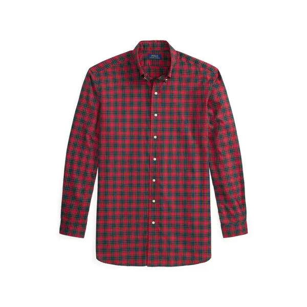 Ralph Lauren Plaid Twill Shirt - Rl2000 Red/active Royal