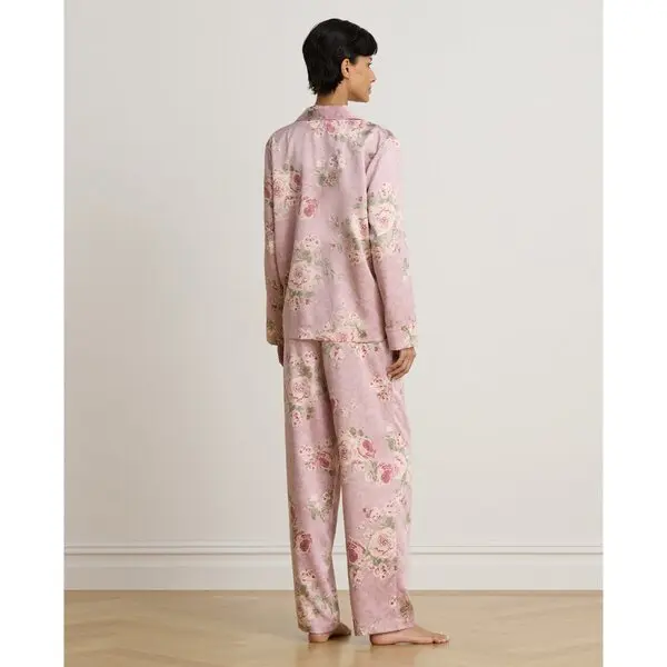 Ralph Lauren Floral Satin Sleep Set