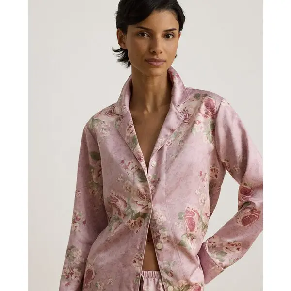 Ralph Lauren Floral Satin Sleep Set