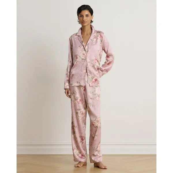 Ralph Lauren Floral Satin Sleep Set