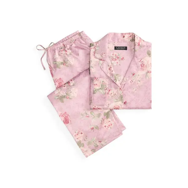 Ralph Lauren Floral Satin Sleep Set