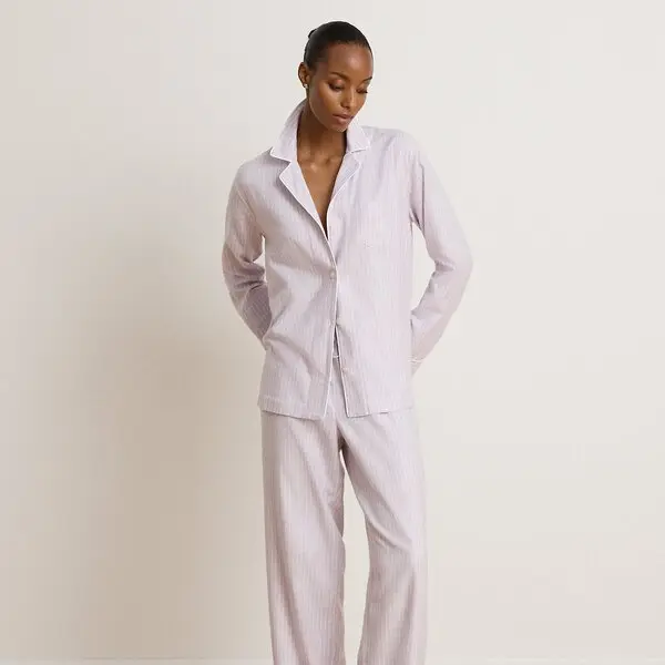Ralph Lauren Striped Brushed Twill Sleep Set