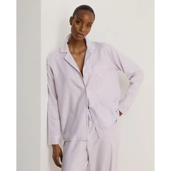 Ralph Lauren Striped Brushed Twill Sleep Set