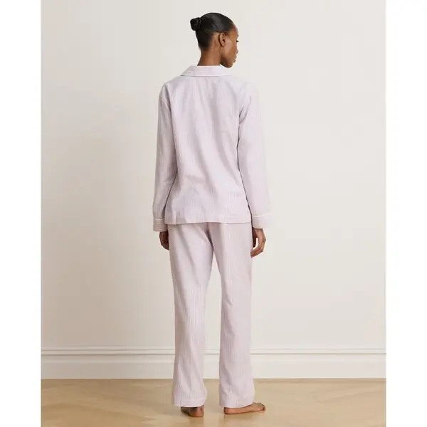 Ralph Lauren Striped Brushed Twill Sleep Set