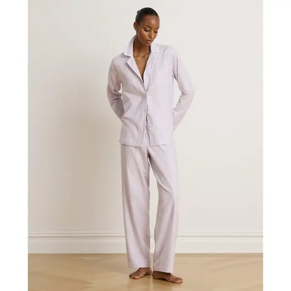 Ralph Lauren Striped Brushed Twill Sleep Set