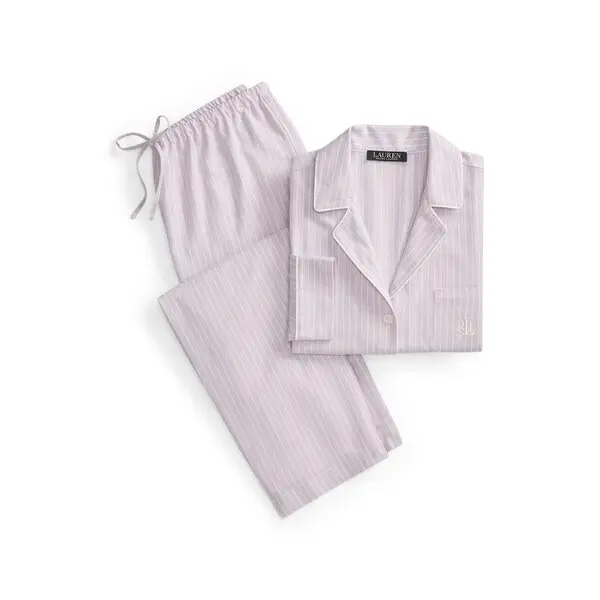 Ralph Lauren Striped Brushed Twill Sleep Set
