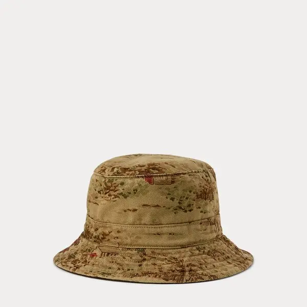 Ralph Lauren Barn-toile Bucket Hat