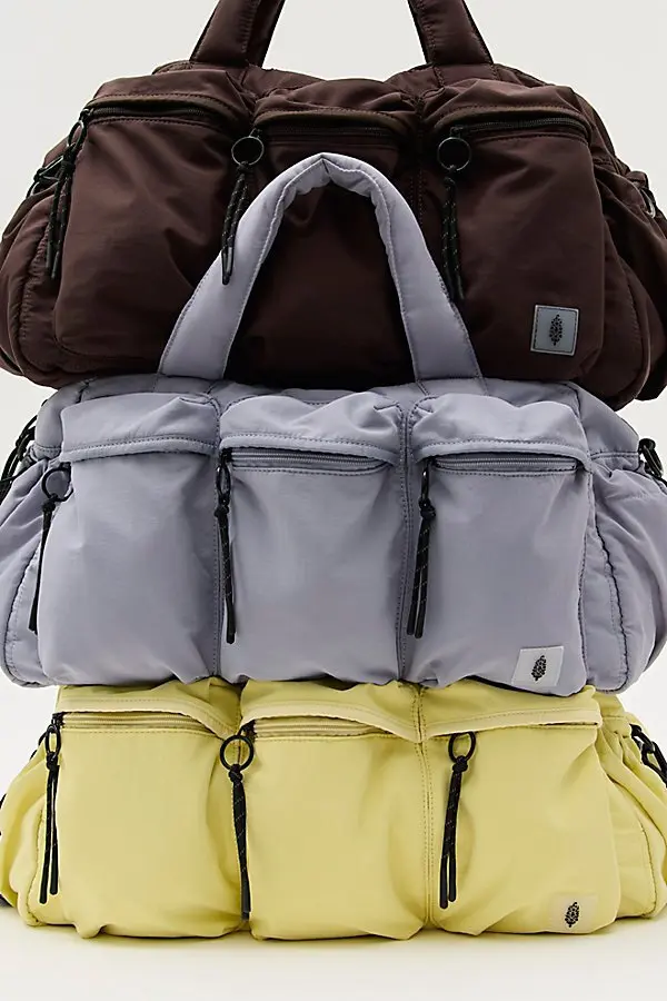 Free People Dasher Duffle Bag - Chocolate