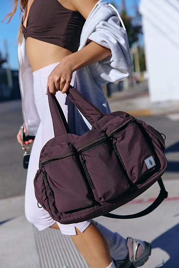 Free People Dasher Duffle Bag - Chocolate