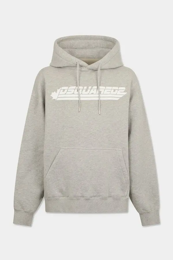 Dsquared2 Loose Fit Hoodie - Grey