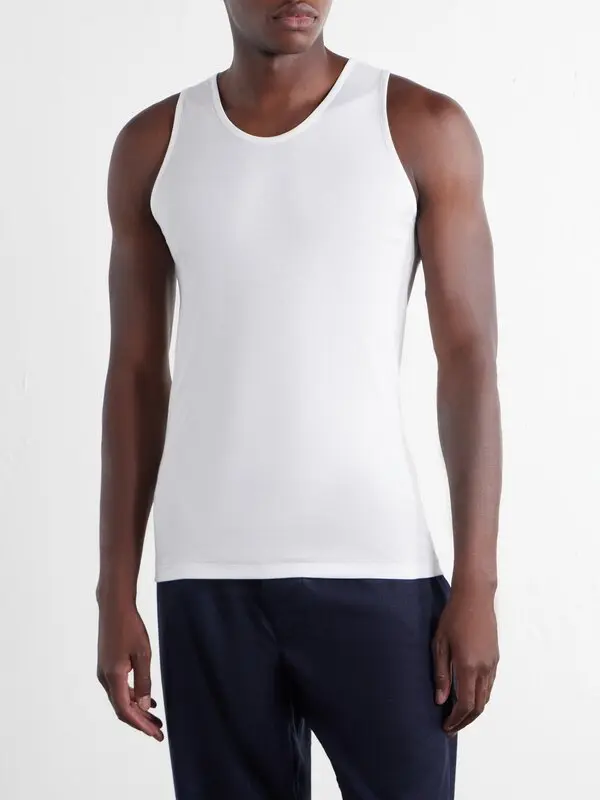 Zimmerli Sea Island Cotton-jersey Tank Top