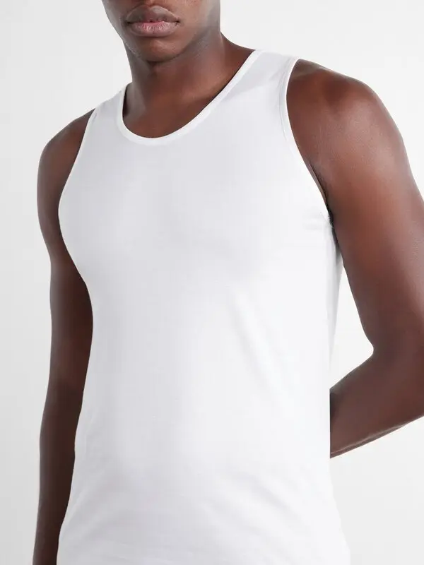 Zimmerli Sea Island Cotton-jersey Tank Top