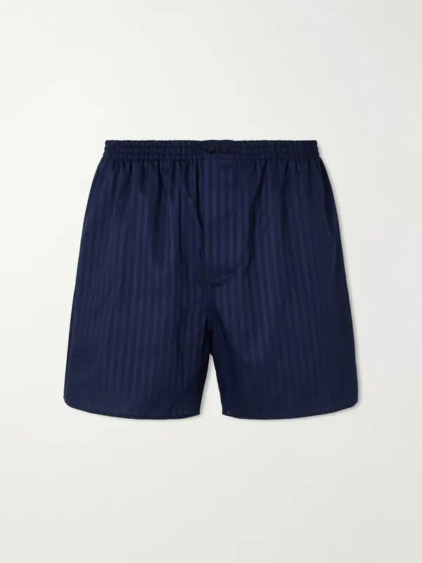 Zimmerli Striped Cotton Boxer Shorts
