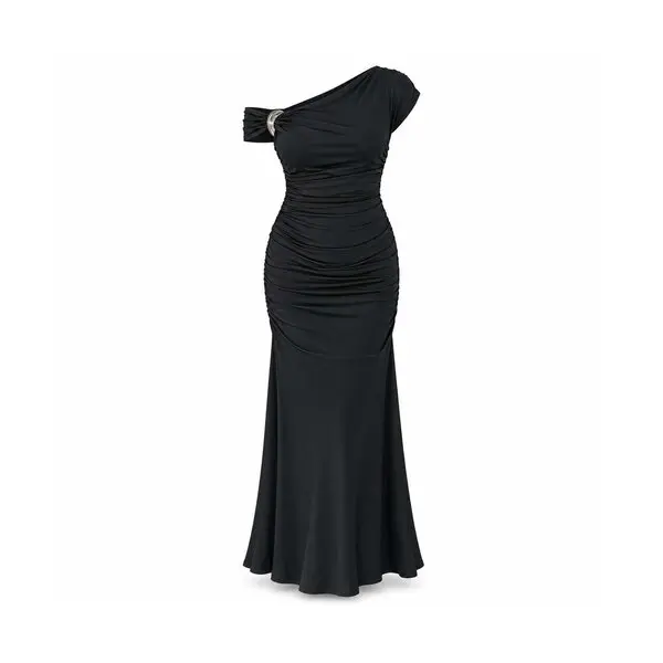 GIRL IN MIND Bellina Off Shoulder Maxi Dress