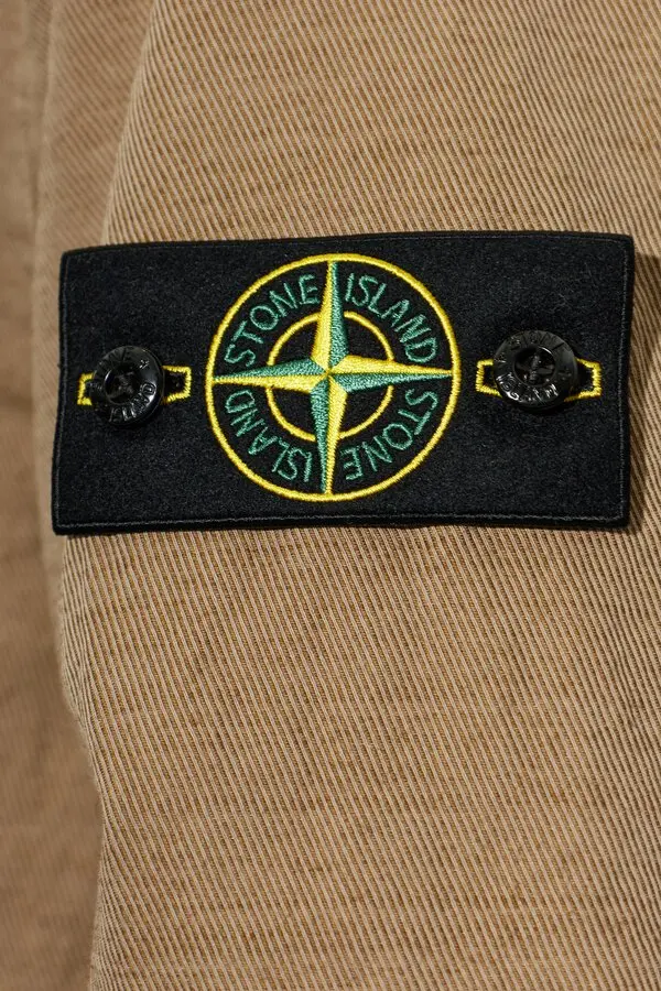 Stone Island Insulated Jacket With Logo Patch