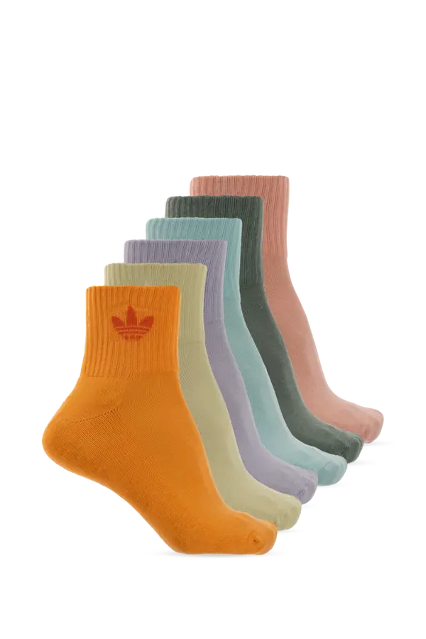 ADIDAS ORIGINALS Six-pack Of Socks - Multicolour