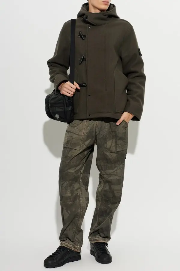 Stone Island Insulated Jacket With Hood - Green