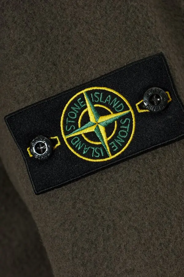 Stone Island Insulated Jacket With Hood - Green
