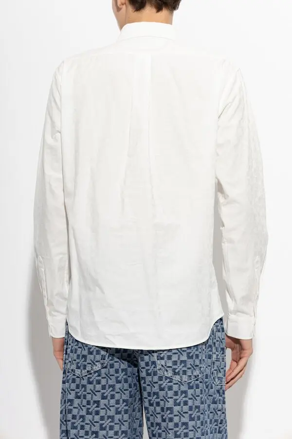 Kenzo Cotton Shirt With Monogram