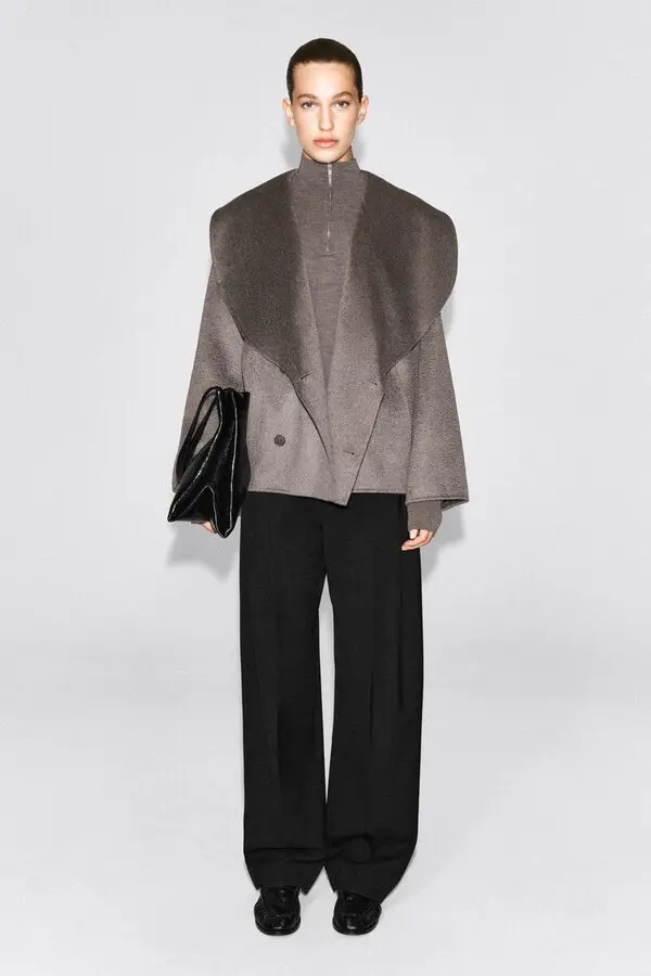 Cos Double-faced Cashmere Bomber Jacket