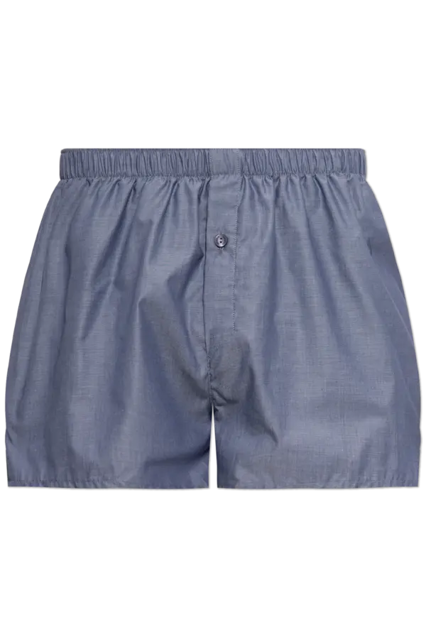 Hanro Cotton Boxers From The ‘fancy Woven’ Collection