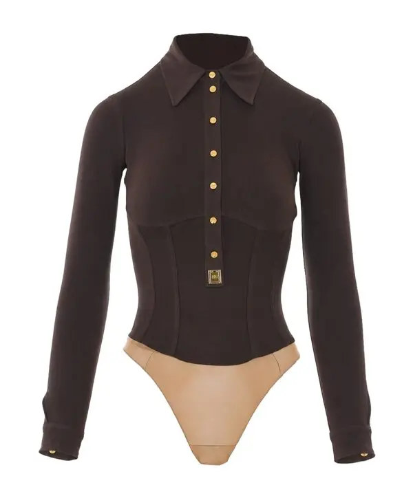 Elisabetta Franchi Stretchy Bodysuit