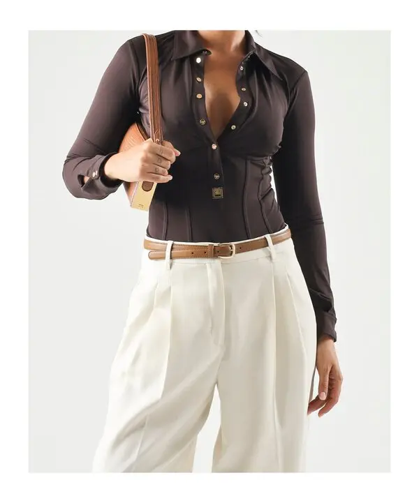 Elisabetta Franchi Stretchy Bodysuit