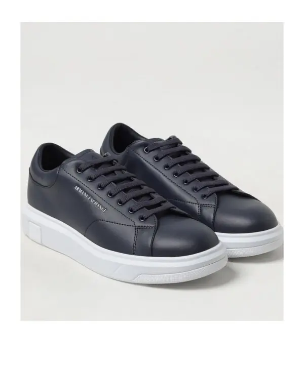 Armani Exchange Leather Sneakers