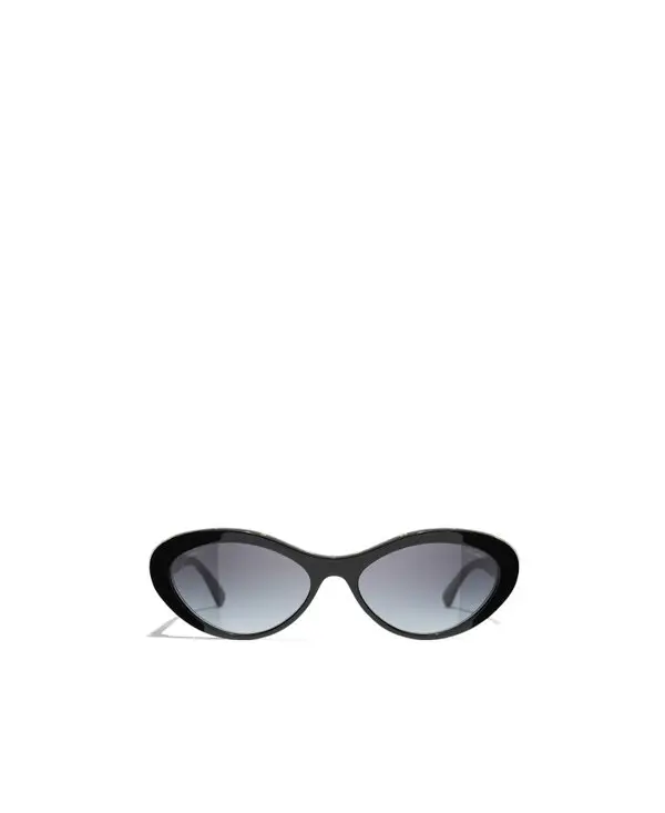 Chanel Logo Sunglasses - Black