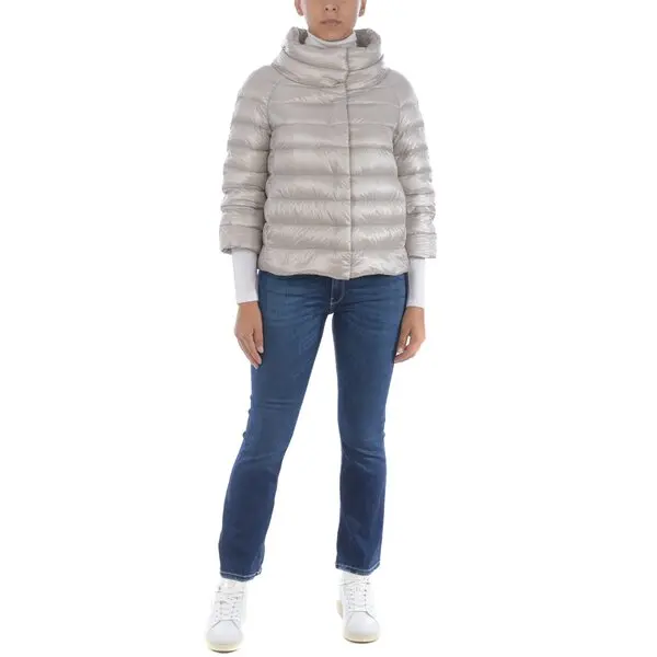 Herno Seven-quarter Sleeve Sewn Down Jacket