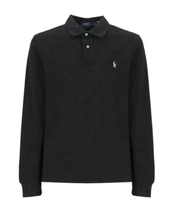 Polo Ralph Lauren Pony Embroidered Long-sleeved Polo Shirt