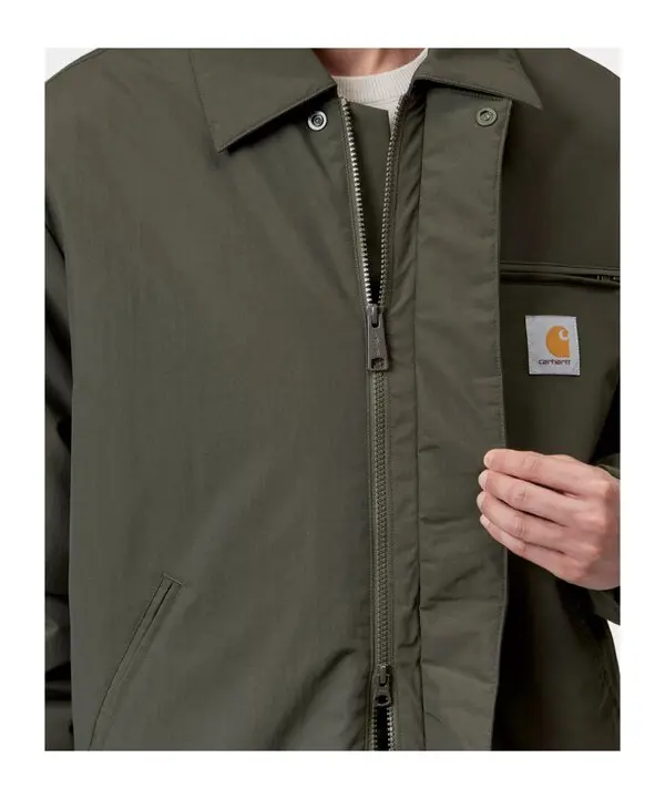 Carhartt Work In Progress Logo-patch Zip-up Jacket