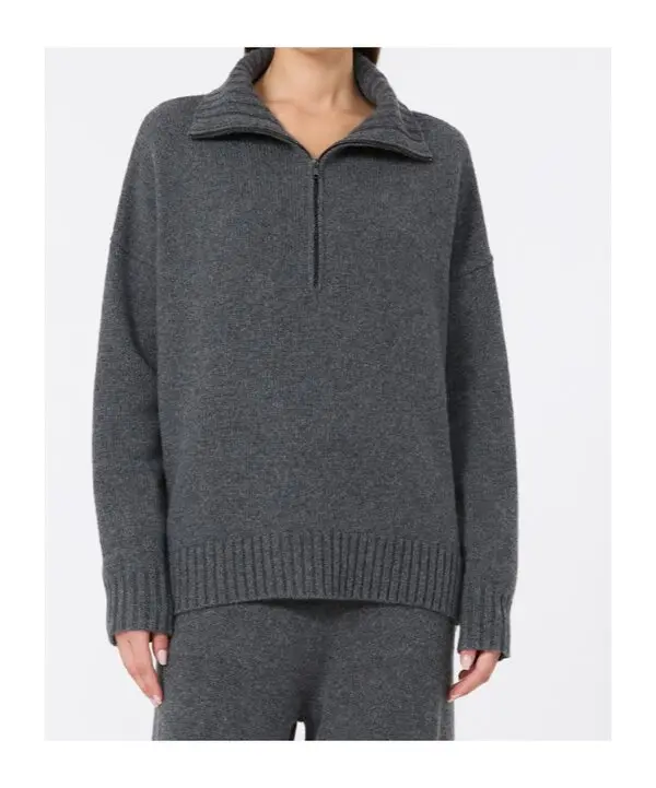 Max Mara Half-zipped Long-sleeved Jumper