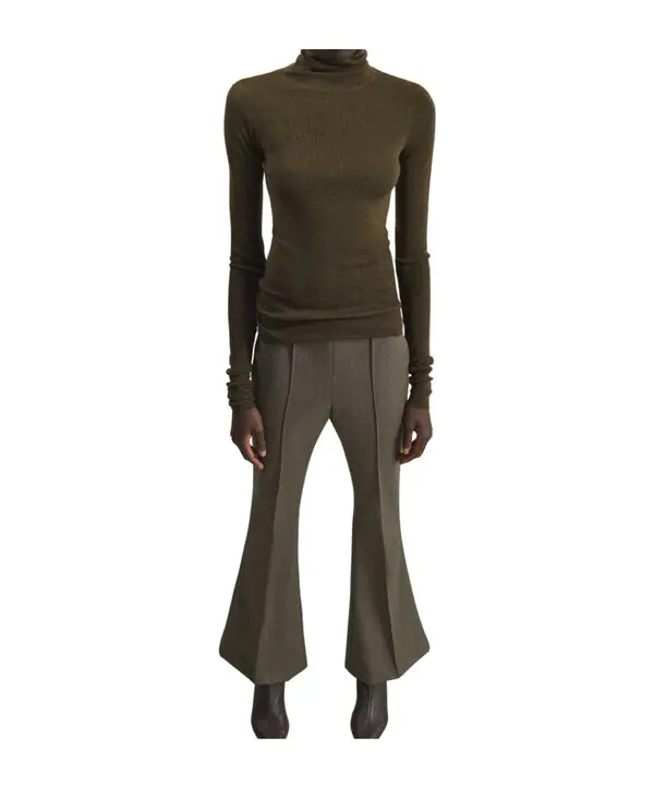 THE FRANKIE SHOP Flared Casual Trousers