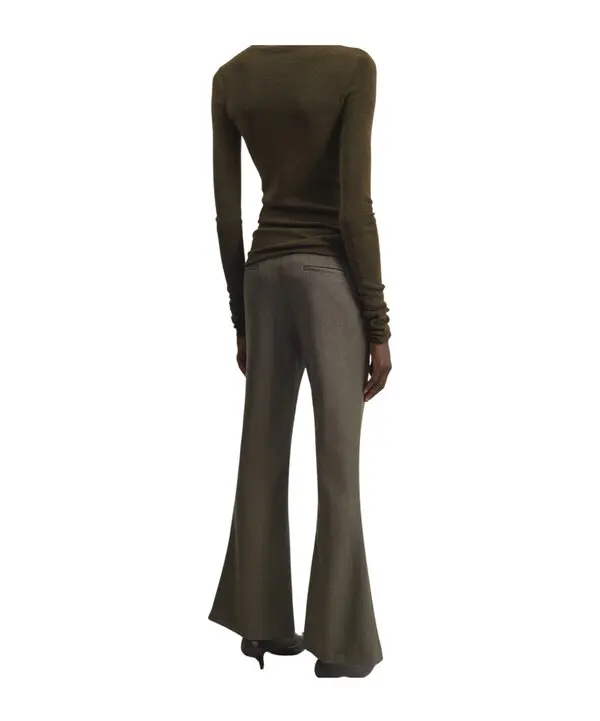 THE FRANKIE SHOP Flared Casual Trousers