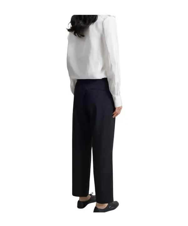 THE FRANKIE SHOP Jet Pinstripe-tailored Trousers
