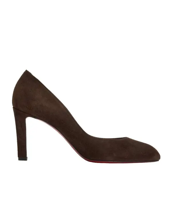 CHRISTIAN LOUBOUTIN Suede Slipon Pumps